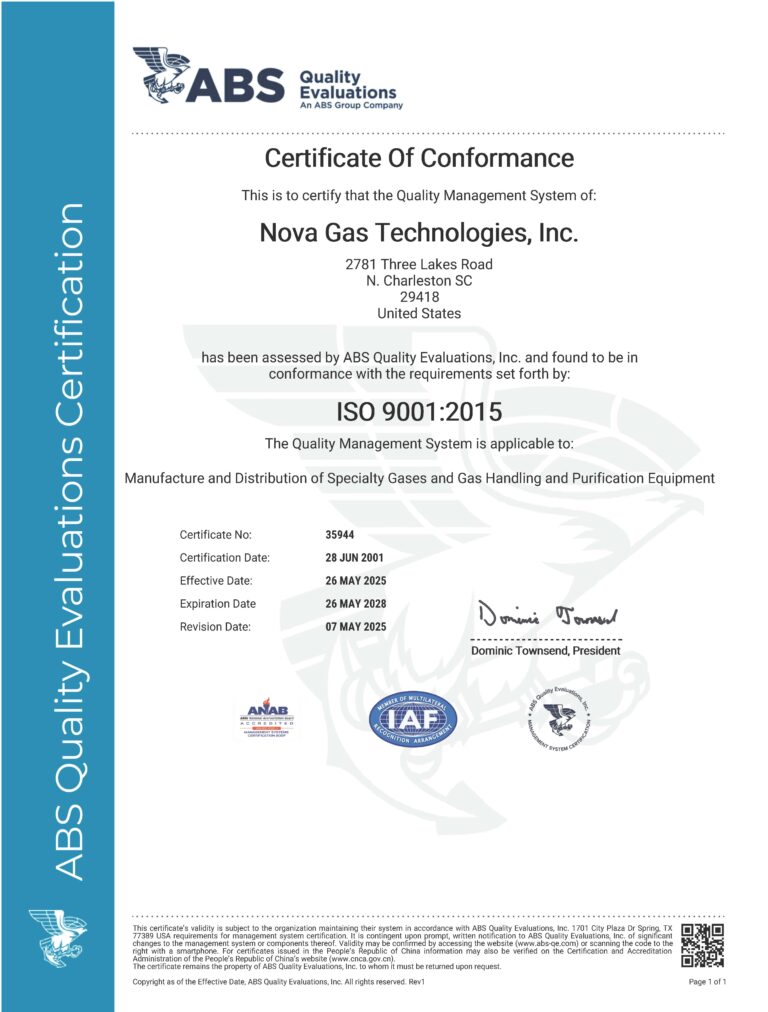 About Nova Gas Technologies - Nova Gas Technologies